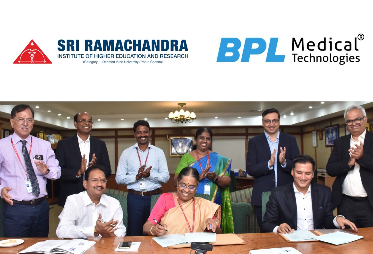 BPL Medical Technologies and SRIHER Sign MoU to Drive Innovation in ...